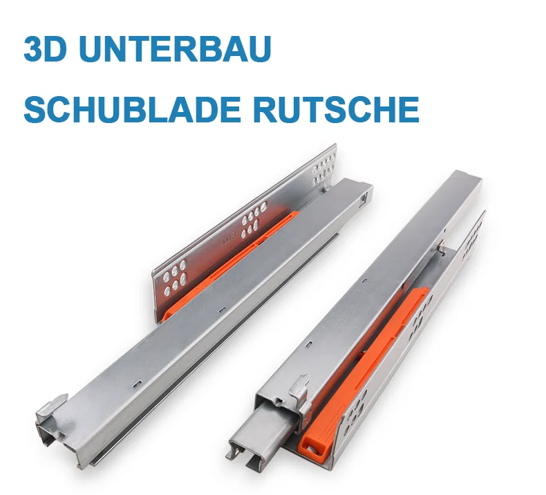 ROEASY Drawer Guides - Heavy Duty Adjustable Soft Closing Slides