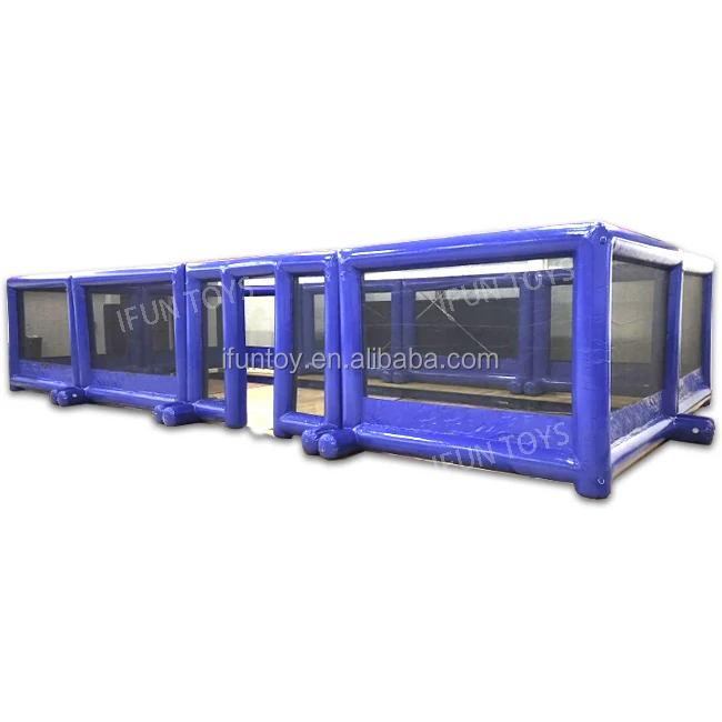 Air Sealed Inflatable Paintball Arena Inflatable Paintball Netting ...
