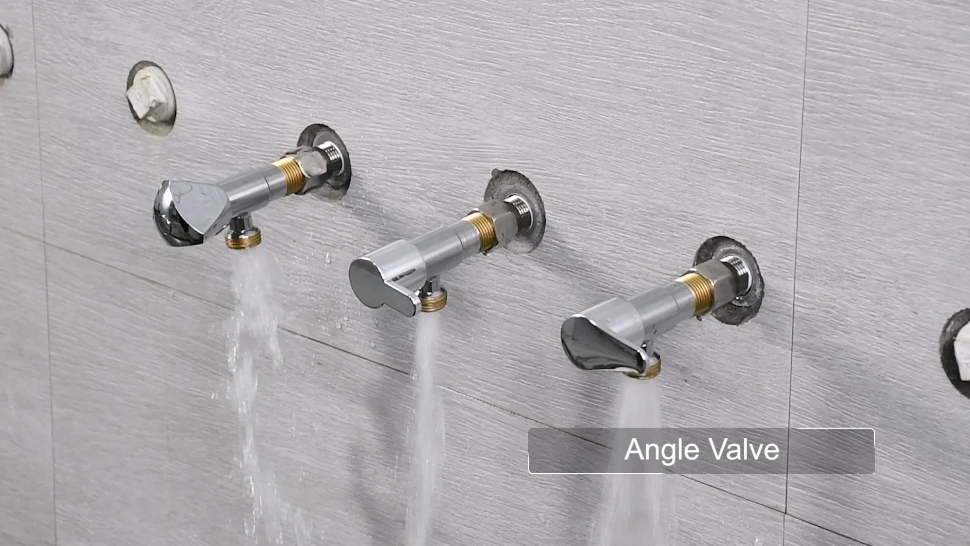 Nanan Factory 1/2 Brass Thread Angle Stop Valve Bathroom Ss Angle Valve ...