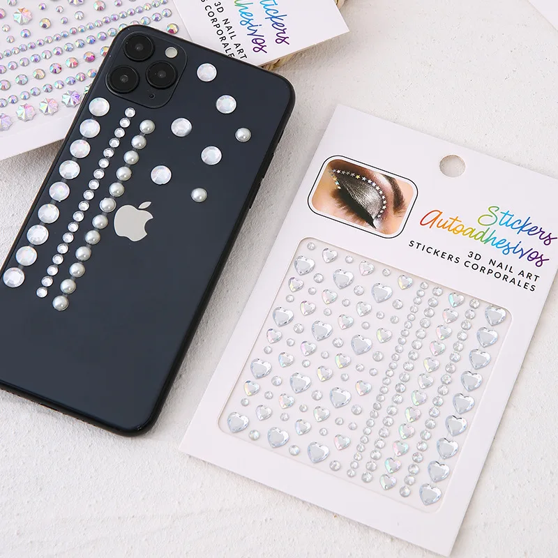 Customized 2024 Rave Face Glitter Tattoos Star Face Stickers Diy Eye ...