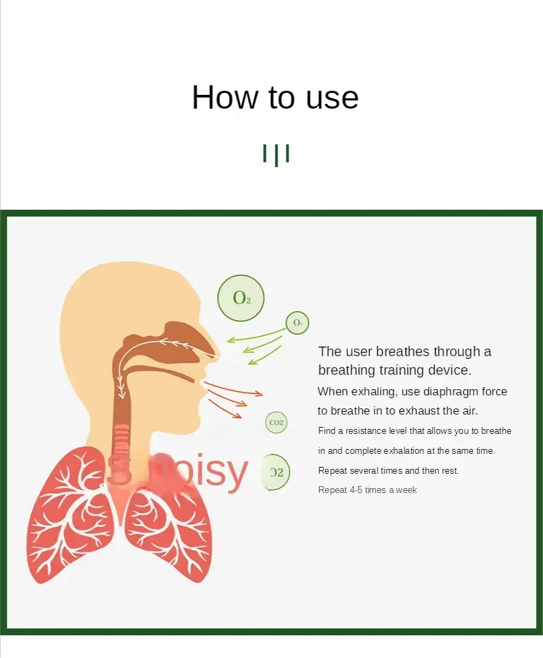 Iron Lung Trainer - Portable Breathing Trainer for Lung Capacity