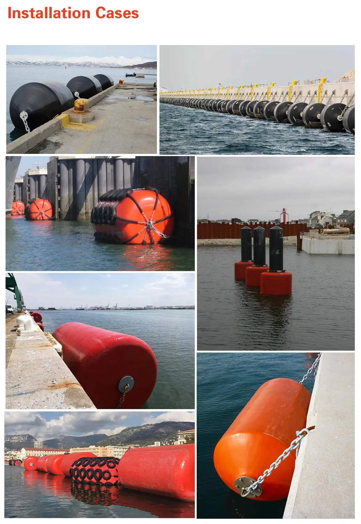 Mooring Closed Cell Foam Filled Floating Pontoon Fender