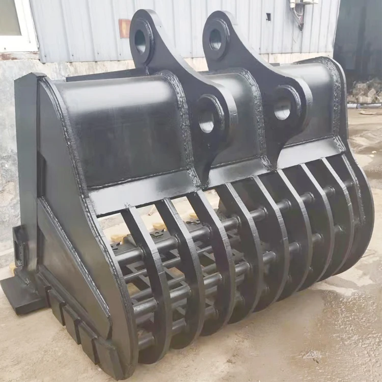 Excavator Komatsu Pc130 Rotating Bucket Riddle Sieve Skeleton Bucket ...