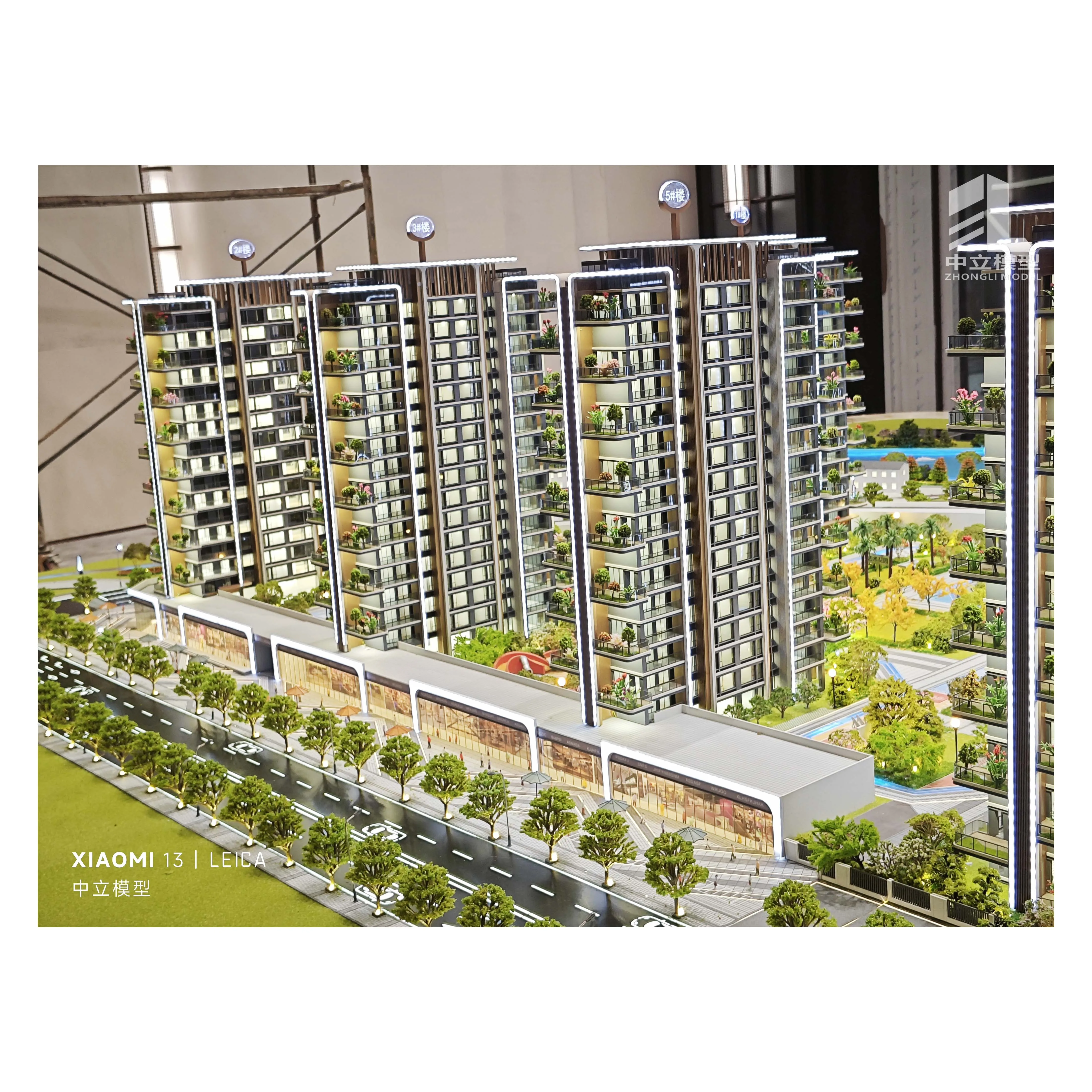 Modern Professional Scale Architectural Model Urban Planning Indoor ...