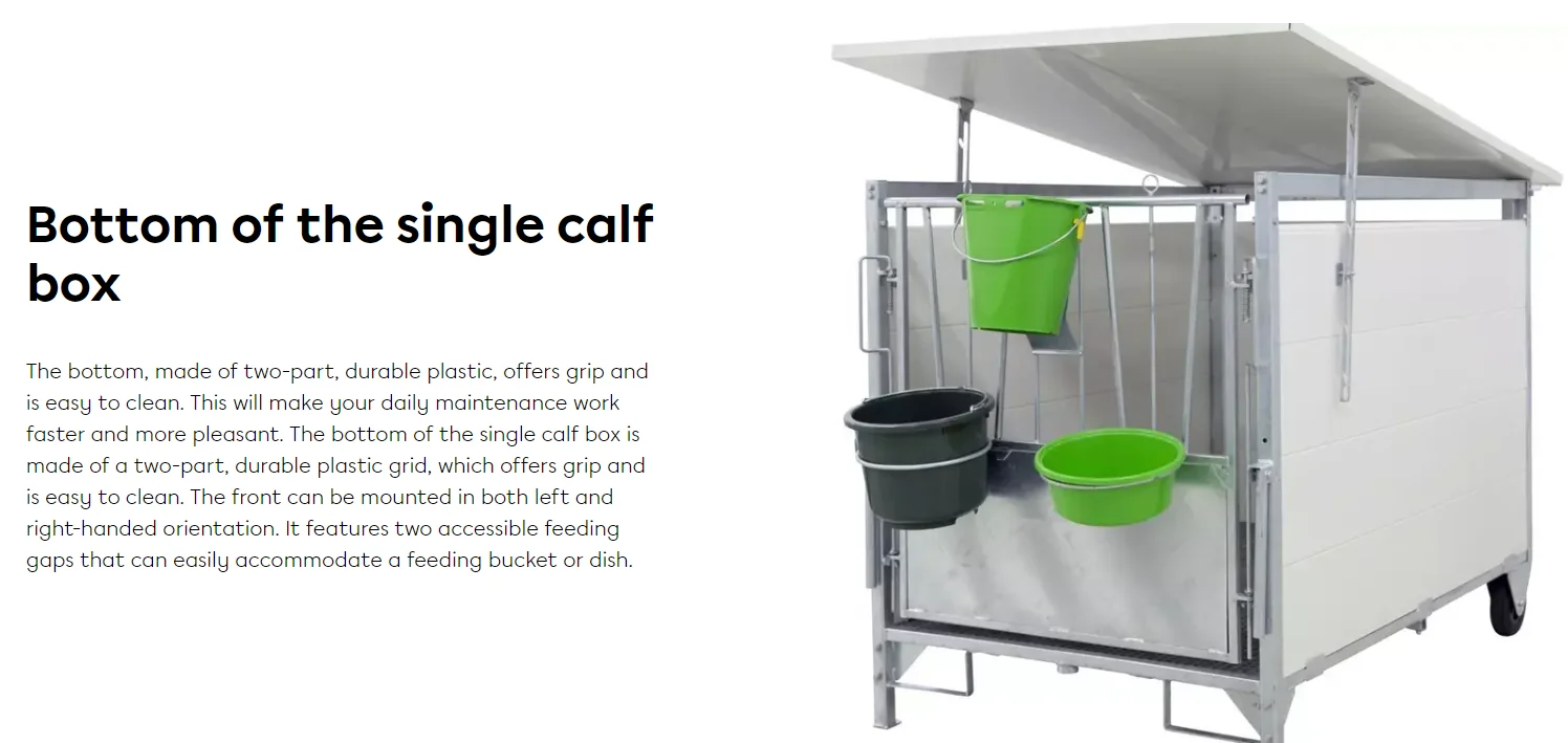 Livestock Equipment - Cattle Box Calf Hutch Calf House Cage