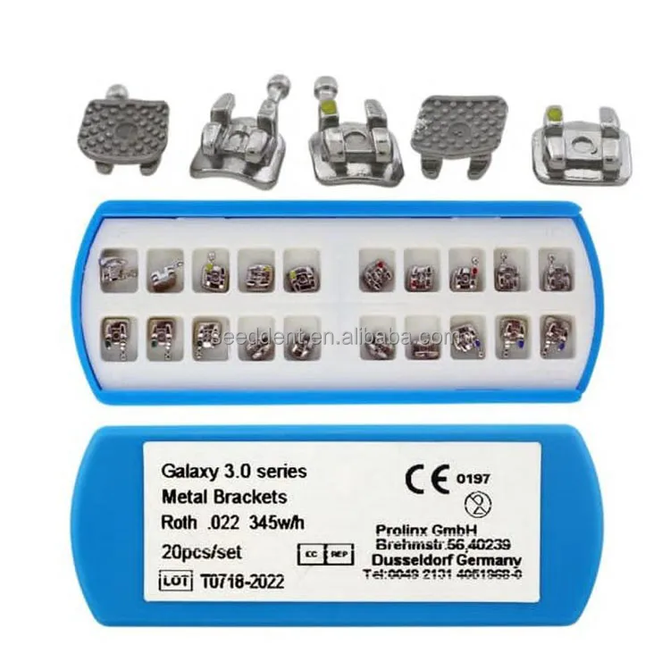 Orthodontic Galaxy Bracket Dental Metal Bracket Roth Brace