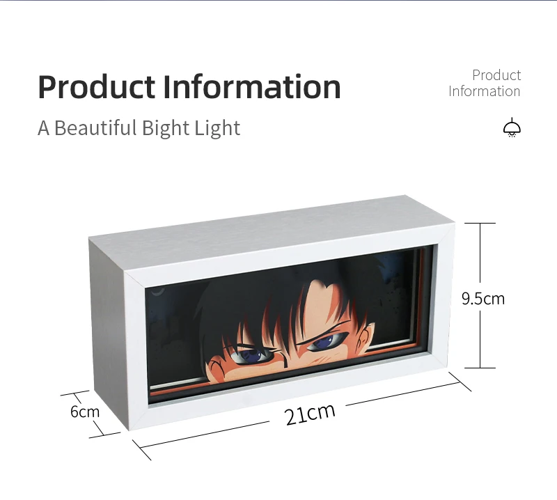 Creative Japanese Cartoon Characters DIY Paper Cut Lightbox LED