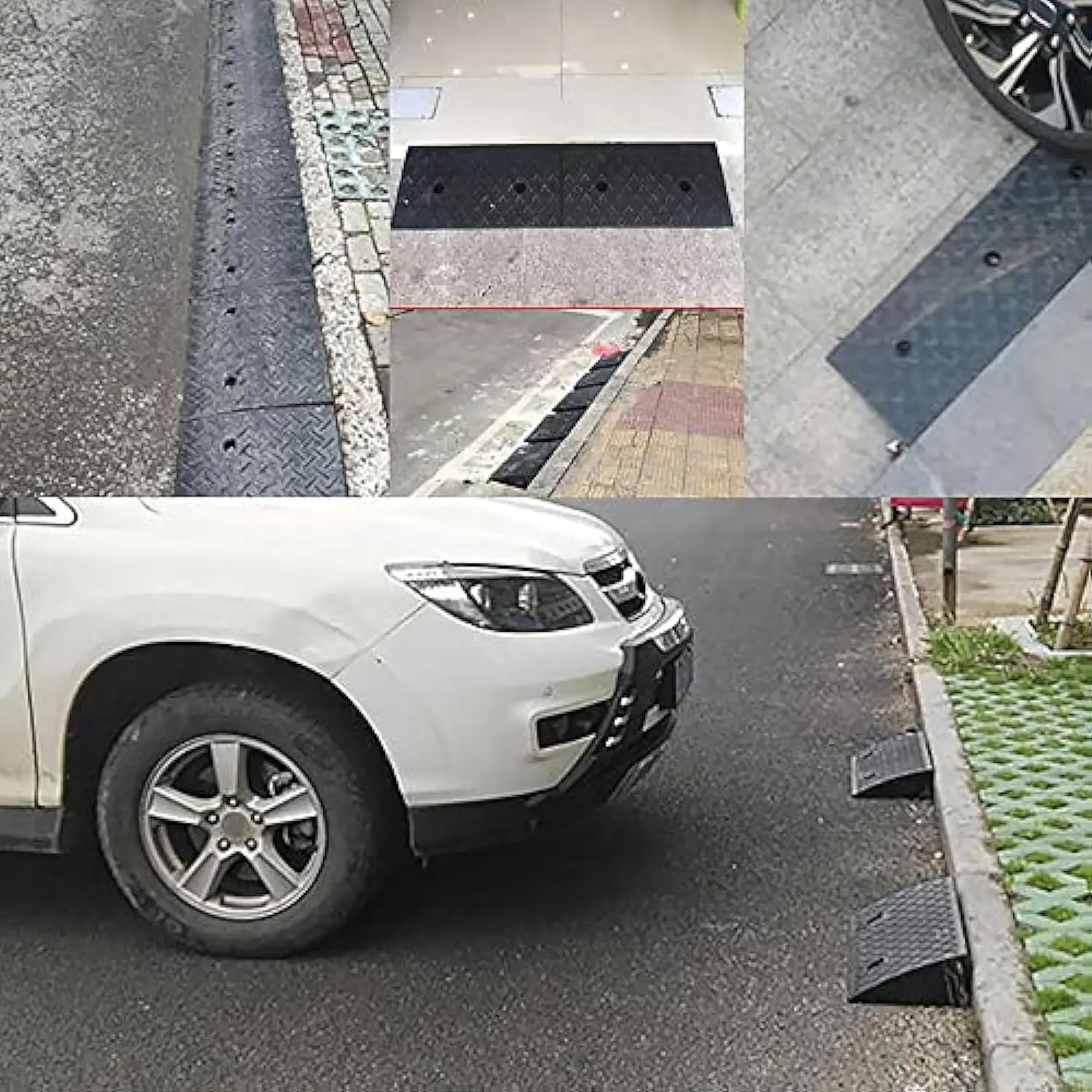 Benc Car Wheel Driveway Loading Dock Sidewalk Curb Ramp Portable ...