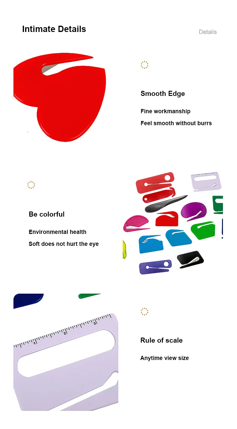 Office Business Card Multifunction Paper Cutter Blade Stainless Steel ...