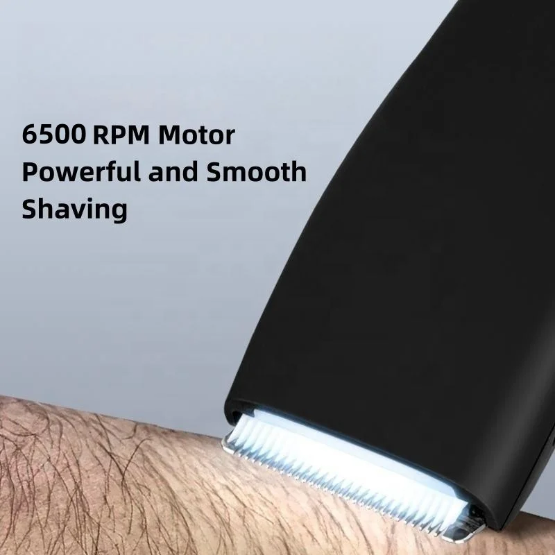 Personal Cordless Waterproof Groin Hair Trimmer for Men