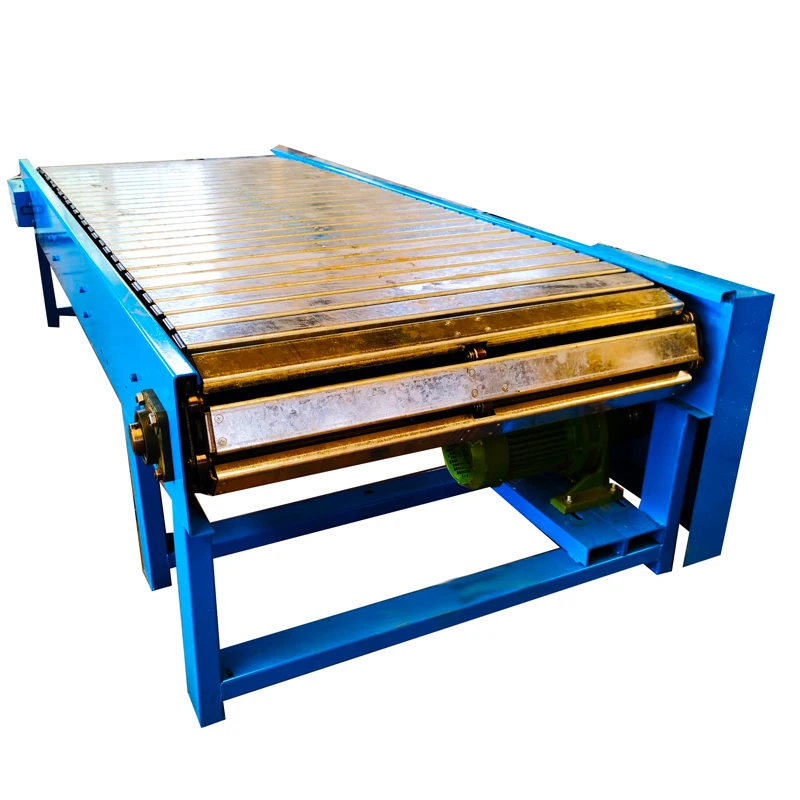Modular Stainless Steel Slat Chain Conveyor Line Food Automation New ...
