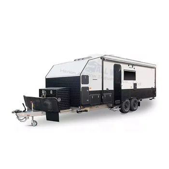 Allwin Rv 19ft Toy Hauler Rv Caravan Offroad Camper Trailers With Slide ...