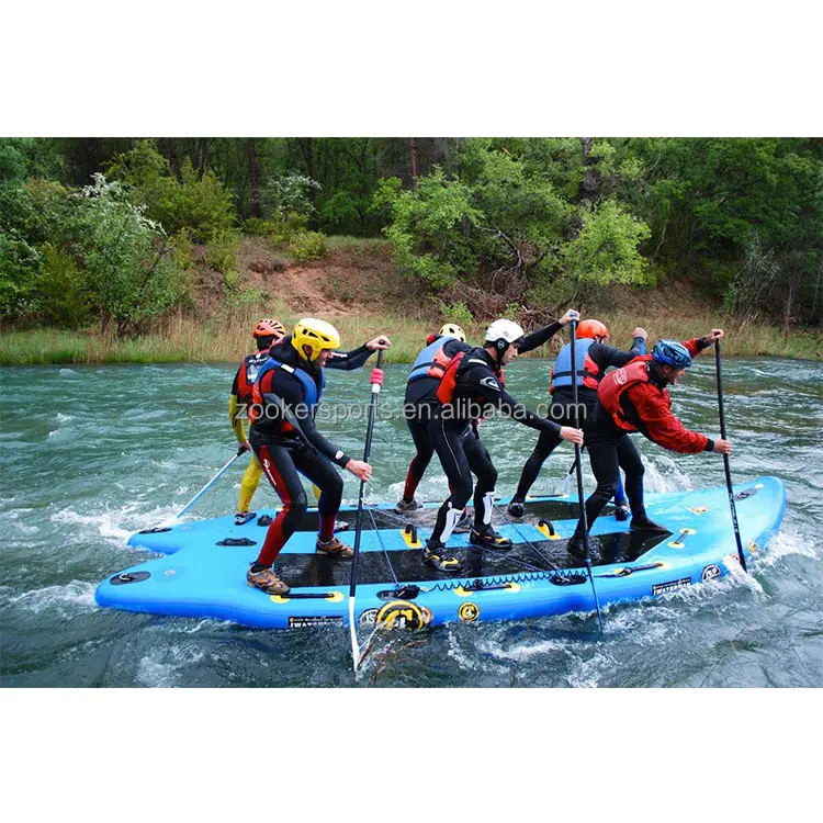 10 Person Big SUP Paddle Board - Giant Team SUP Experience