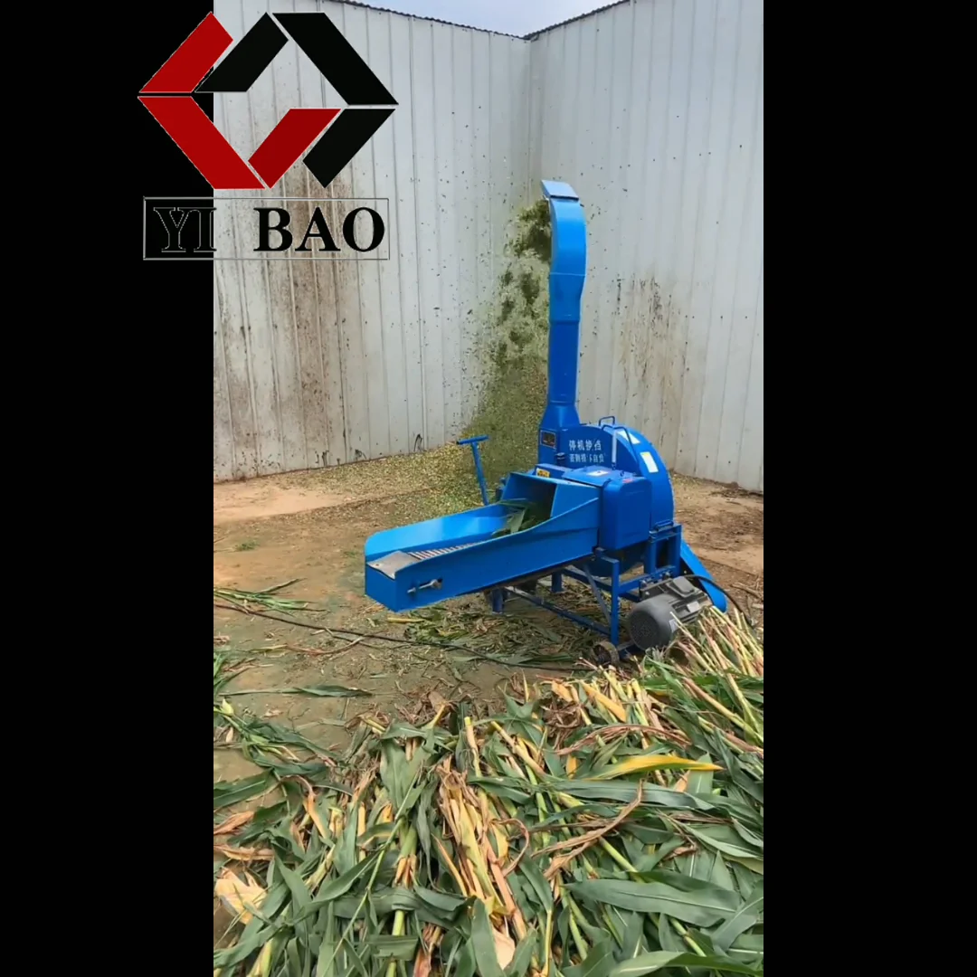 Large Tractor Wheat Grass Forage Chopper Shredder With Diesel Engine ...