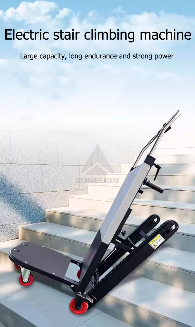 Powered Electric Stair Climber 140kg Load Lithium Battery Motorized ...