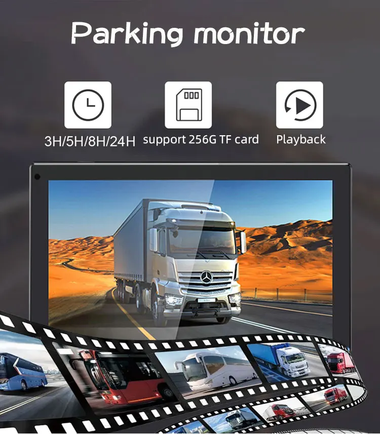 4ch Vehicle Monitor System With Ai 1080p Ahd Camera 10.1 Inch Touch ...