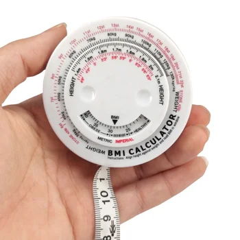 Body Mass Index Bmi Wheel Tape Waist Hip Measurement Ruler For Waist ...