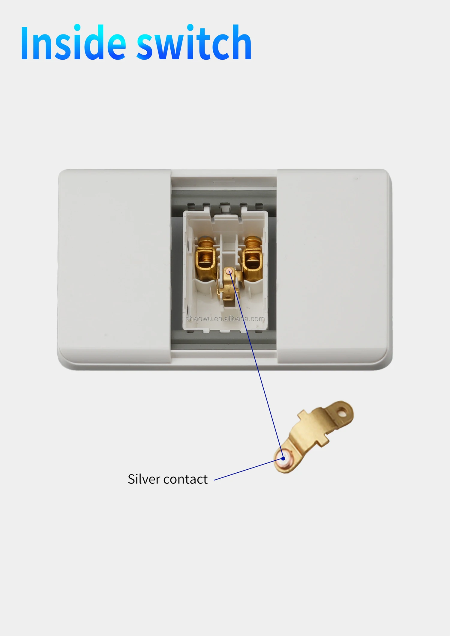 Modern Luxury Thick 118 China House Light Wall Electric Switch And Sockets For Home - Buy ...