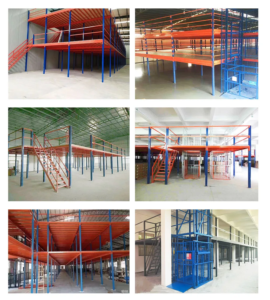Double Win Structural Steel Mezzanine Platform Metal Modular Mezzanine ...