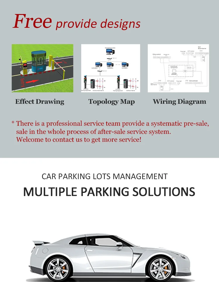SEWO Smart Parking Management System RFID Card Ticket Dispenser System ...