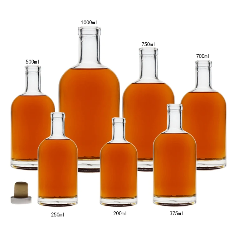 Premium Customized Glass Bottles - Perfect for Liquor