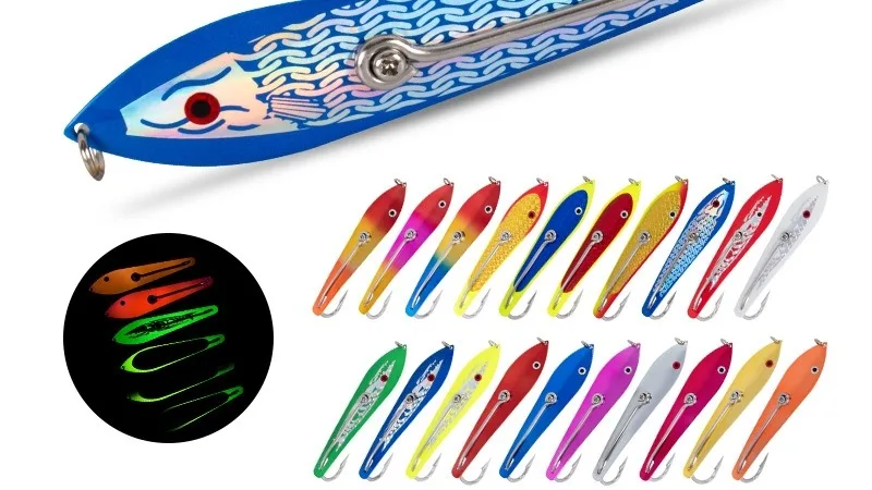 New Oem 316 Stainless Steel Multiple Colors Luminous Salmon Trolling ...