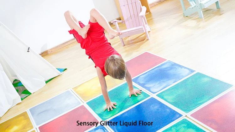 Montessori Educational 3d Autism Sensory Equipment Color Pvc Toys Dance ...