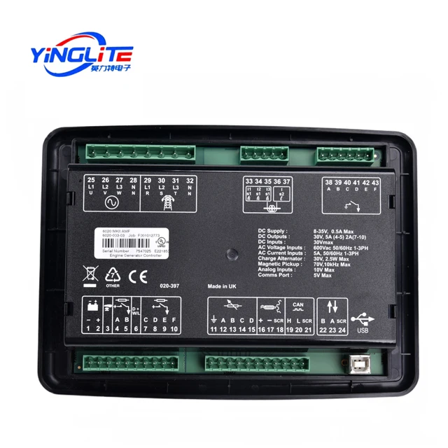 Deep Sea Dse6020 Mkii Diesel Generator Controller Module Panel W/ Amf ...