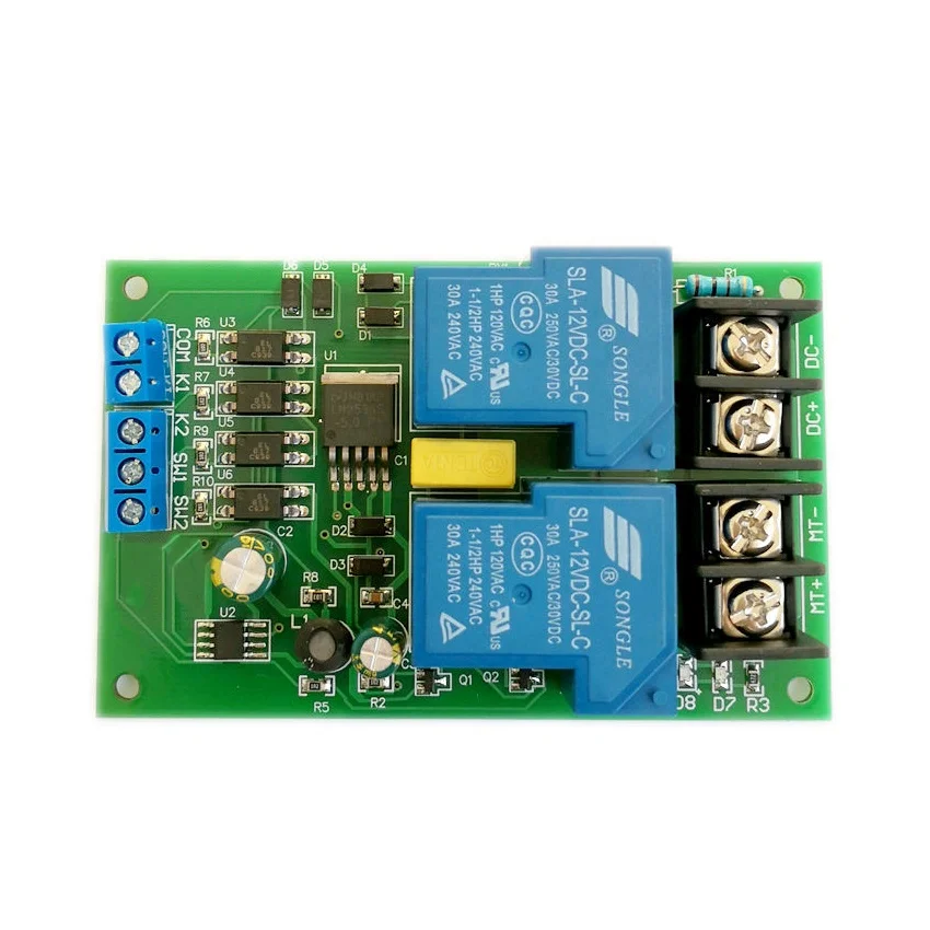 Taidacent 12V 24V DC Motor Switch Forward and Reverse Controller ...