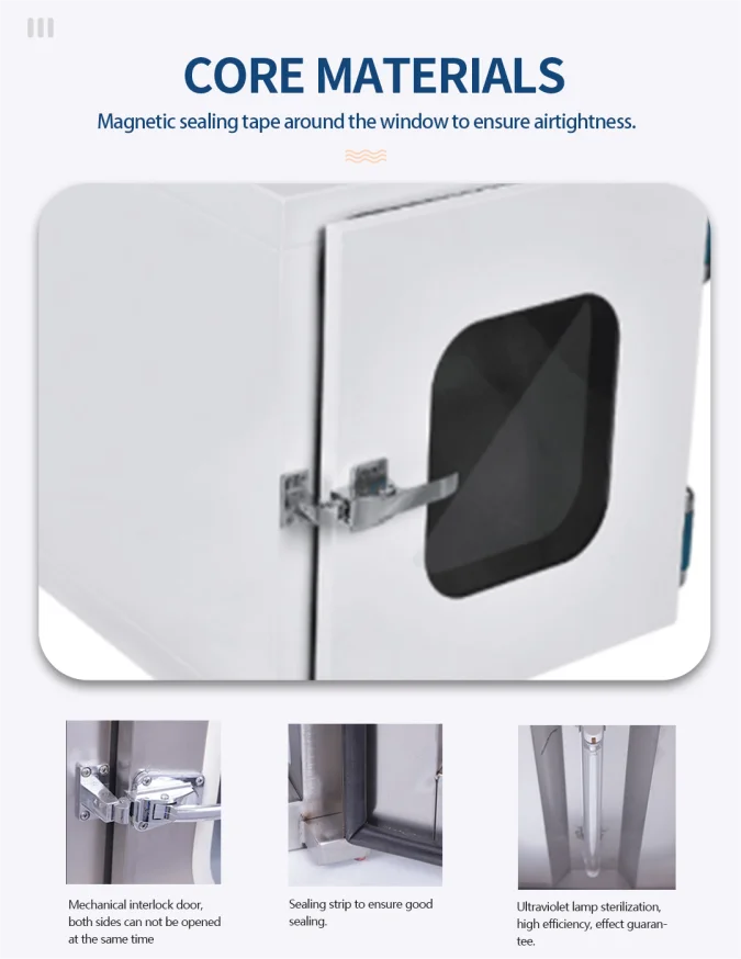 Laboratory LAB Transfer Window Pass Through Box for Clean Room PASS BOX ...