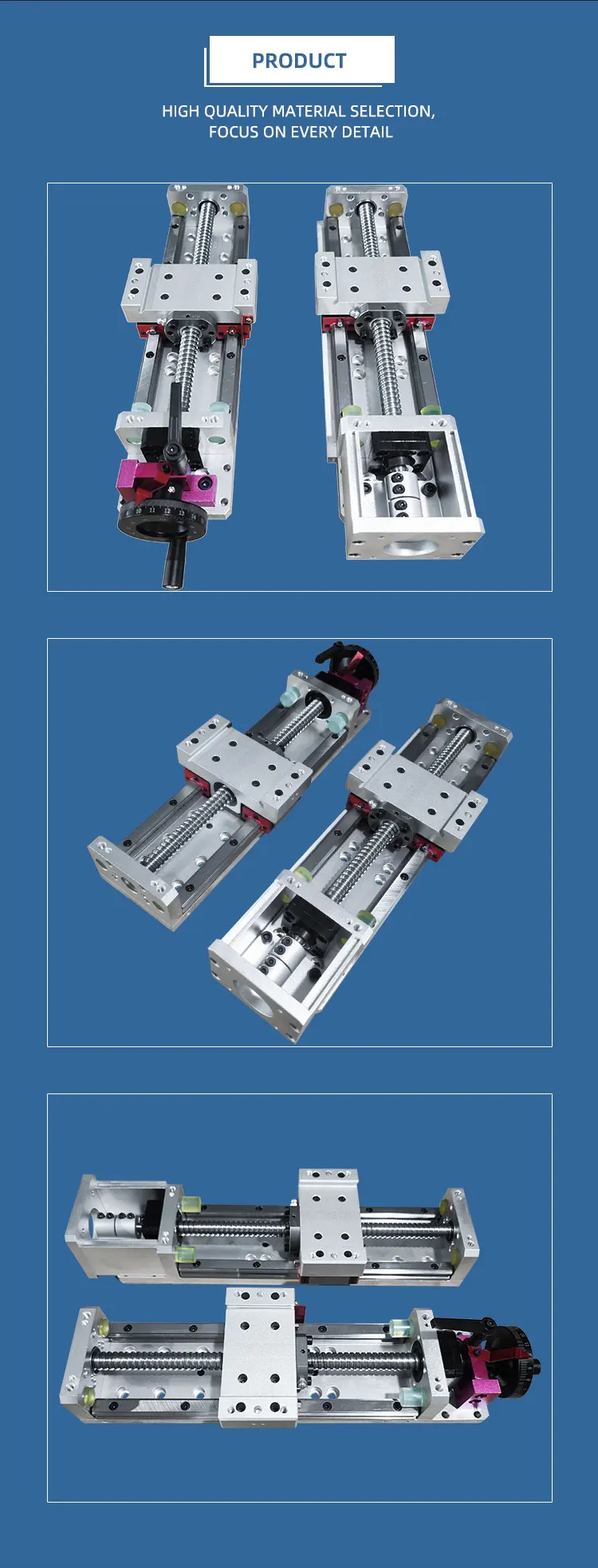 Custom Made Vertical Horizontal Electric Cross Sliding Table LYKR60F ...