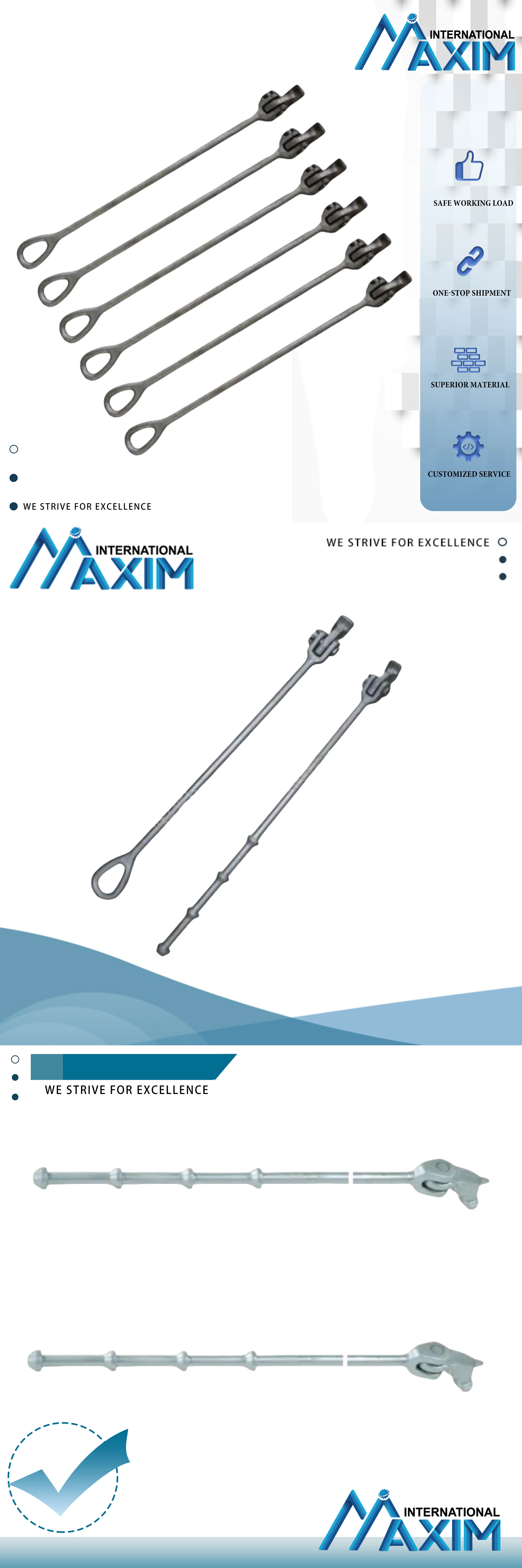 Turnbuckles and Lashing Bars Swivel Type Lashing Bars| Alibaba.com