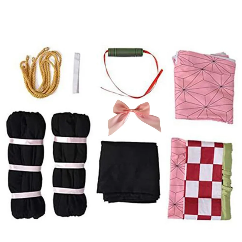Demon Slayer Kamado Nezuko Cosplay Costume Anime Kimetsu No Yaiba ...