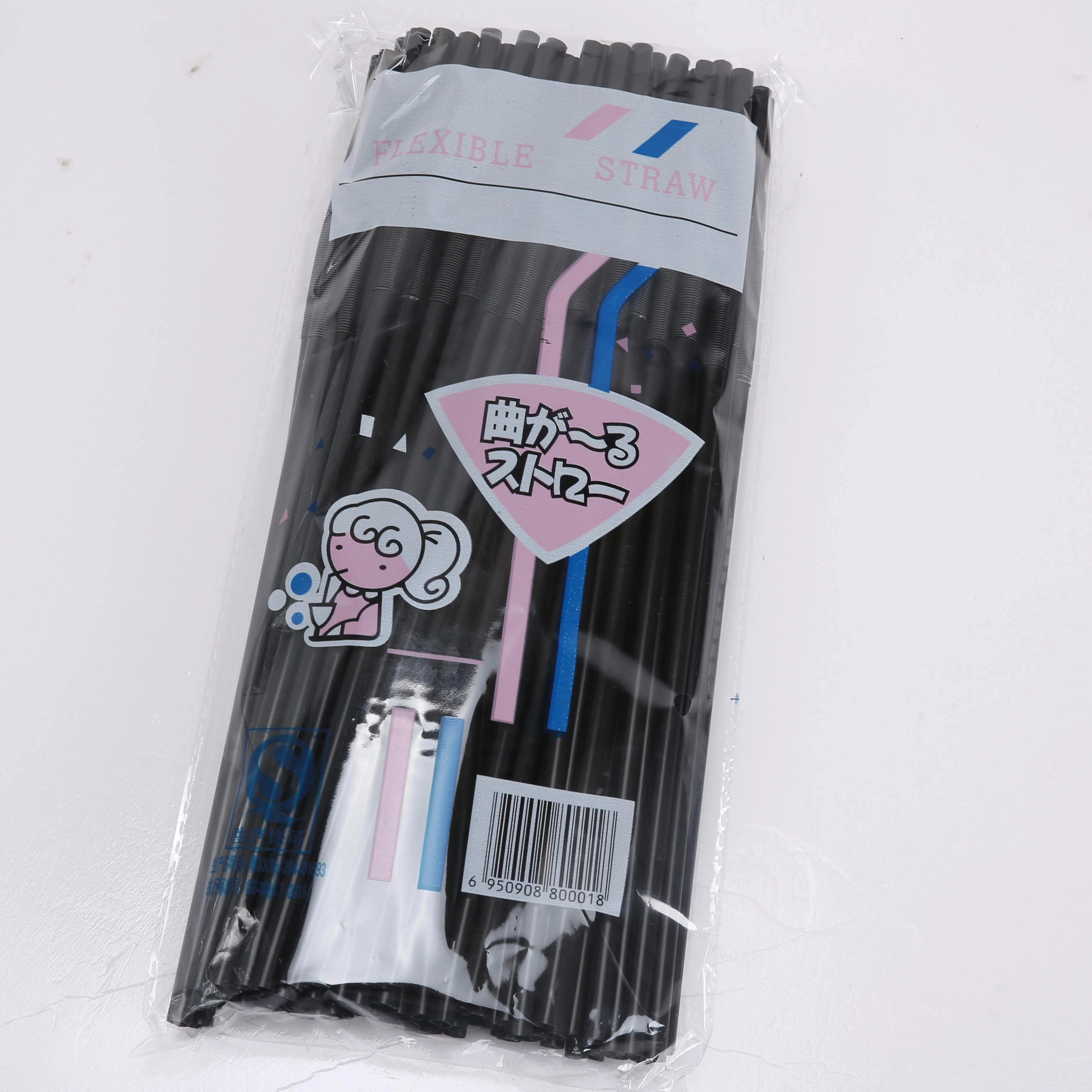 Disposable Art Straw Individual Packing Strip Pla Straws Box Packing ...