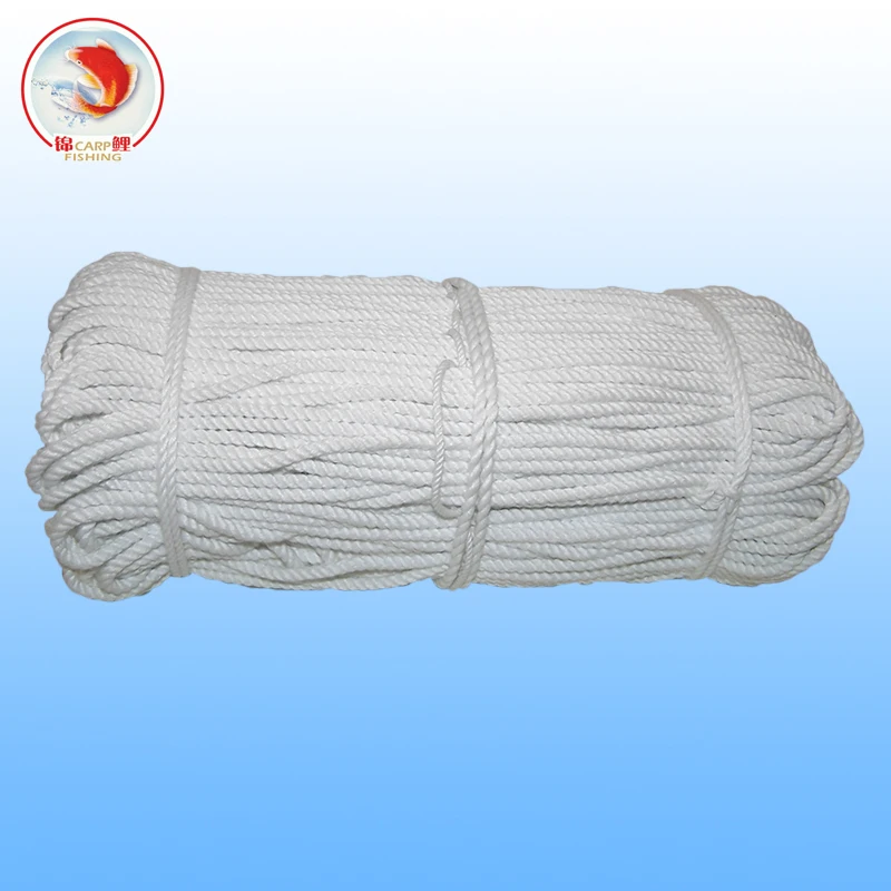 High Quality Natural Color Polyester Kuralon Rope for Fishing