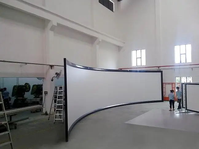 Curved Projection Screen - 180°, 220°, 360° - Customized Size for ...