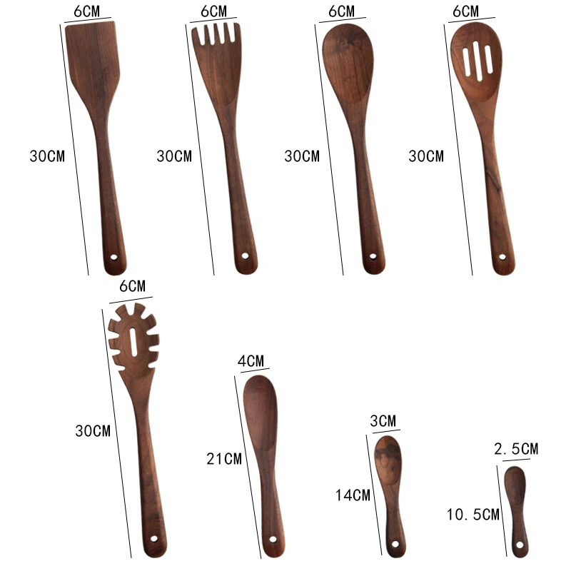 High Quality Kitchen Tools Cooking Utensils Sets Wooden Kitchen ...