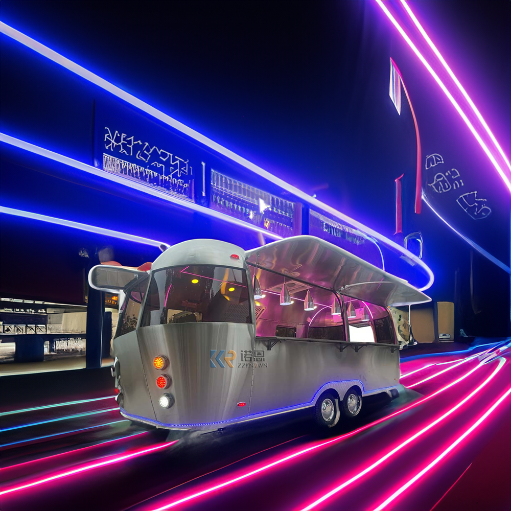 Airstream Food Trailer With Dot Ce Cart Outdoor Mobile Food Truck ...