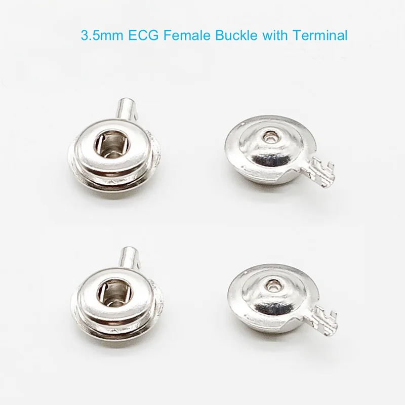 3.5mm ECG Female Buckle with Terminals - Reliable Medical Connectors