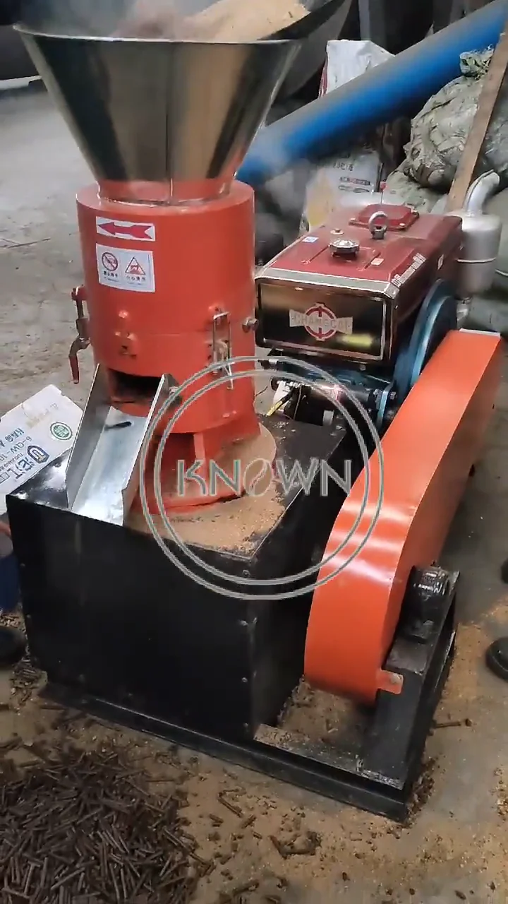 Oem Factory Supply Diesel Wood Pelletizer Biomass Wood Pellet Making ...
