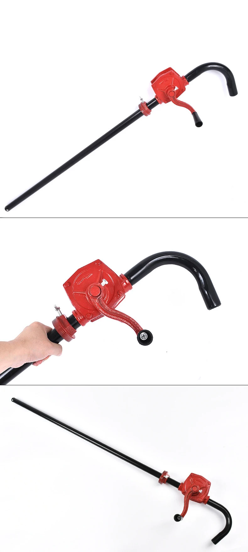 25# Rotary Self Priming Fuel Petrol Diesel Convenient Tools Hand Oil ...