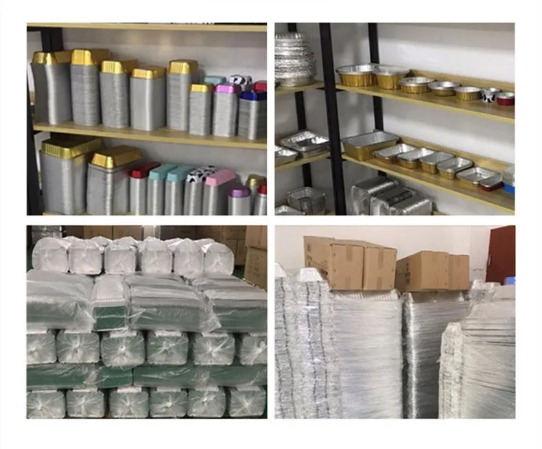 Colorful Smoothwall Foil Tray 750ml Food Grade Aluminum Foil Containers ...