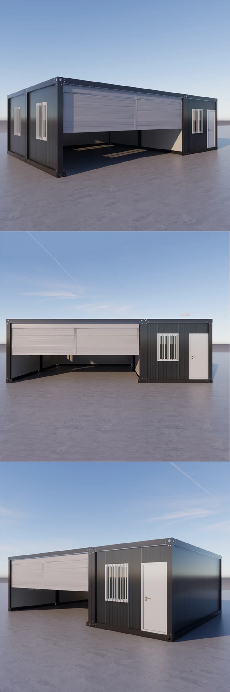 20 40 Foot Detachable Prefabricated Office Container Homes