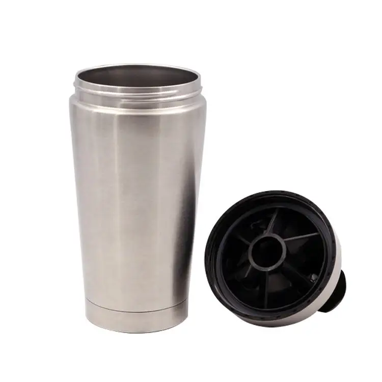 Modern Portable 700ml Double Wall Insulated Metal Stainless Steel ...