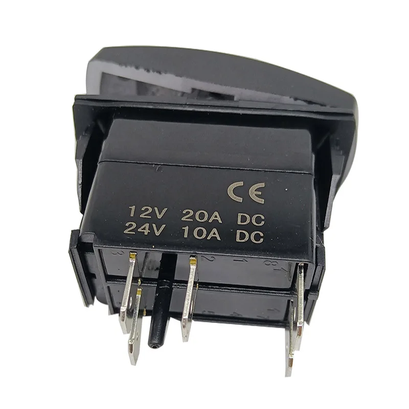 Marine Rocker Switch 12v 20a 24v 10a 5 Pin Waterproof Rocker Switch ...