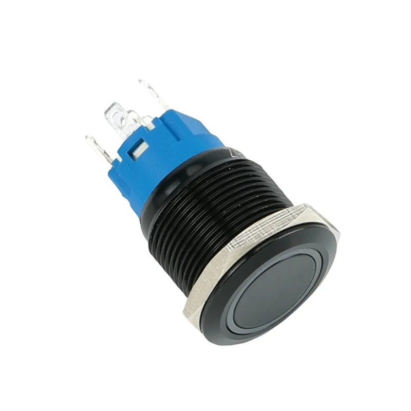 Xdl17-19bae15/c 19mm Metal Black Flat Type Metal Illuminated Elevator ...