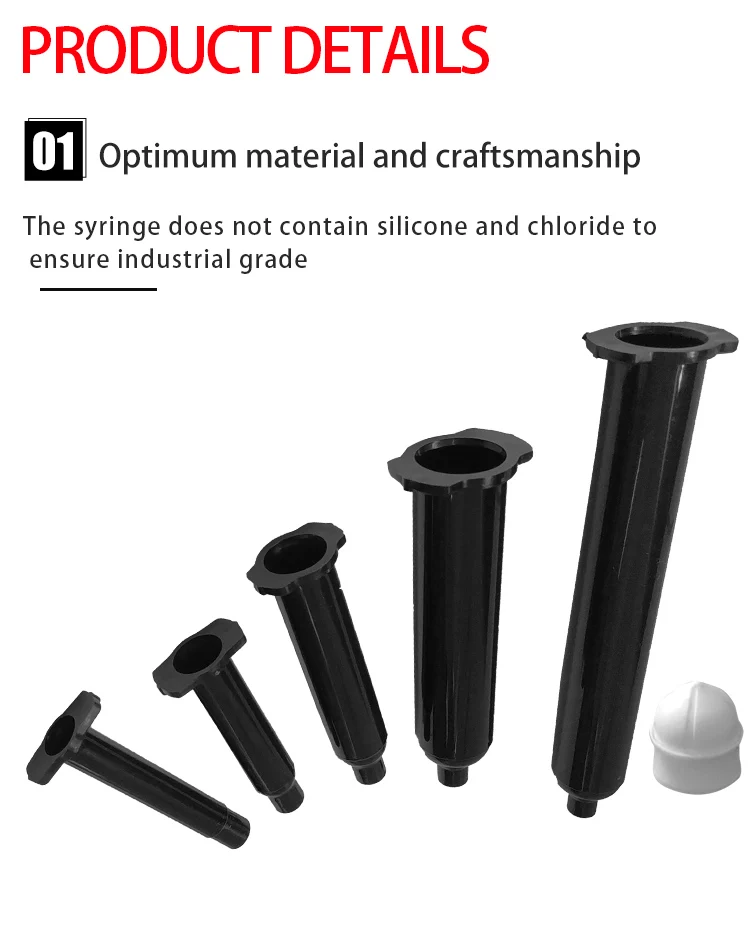 Industrial Uv Syringes Dispenser Glue Barrels Black Us New Style 3cc ...