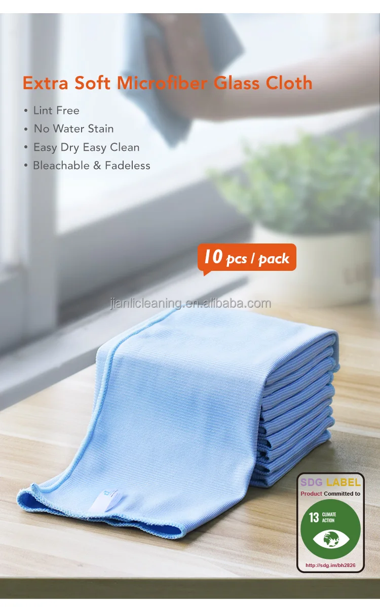 Streak Free Window Cleaning Cloths - Efficient & Durable