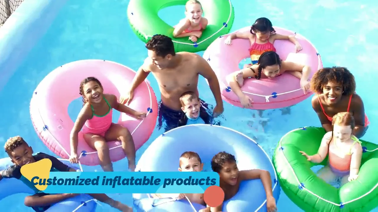 Hot Design Doughnut Shark Mermaid Inflatable Pool Circle Adults Kids ...