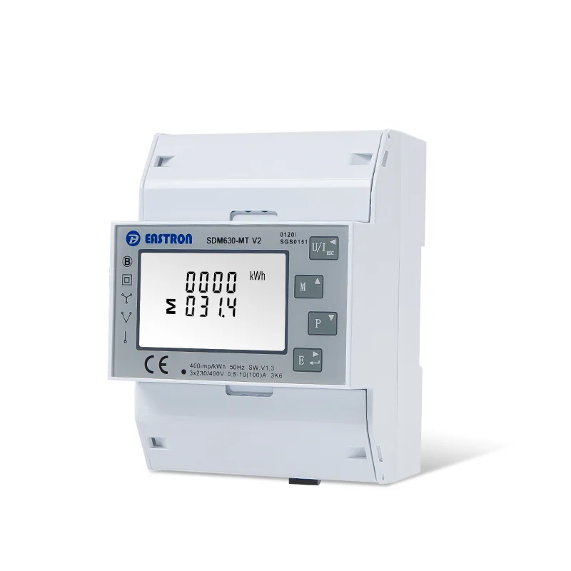 Sdm630-mt V2 Mid Approved 3 Phase Rs485 Modbus Rtu Multi-tariff Power ...